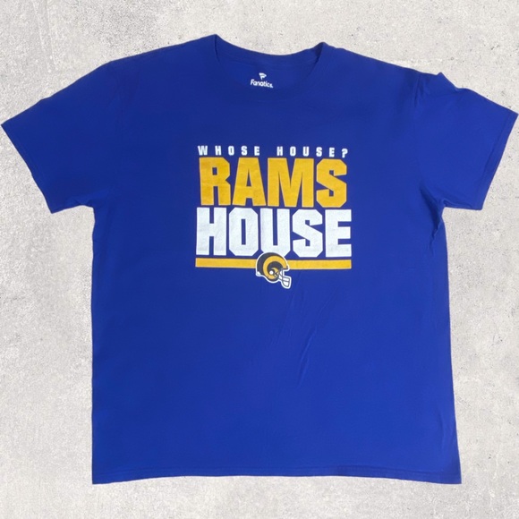 Fanatics | Shirts | Whose House Rams House Mens Size Xlarge | Poshmark